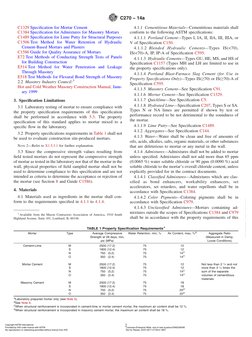 Astm C270 | PDF | Mortar (Masonry) | Cement