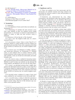 ASTM E45-18 Standard Test Methods For Determining The Inclusion Content ...