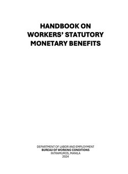 2024 Handbook on Workers' Benefits | PDF | Employment | Mindanao