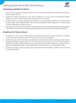 ATCC - Bacterial - Culture - Guide Cepas ATCC PDF | PDF | Growth Medium ...