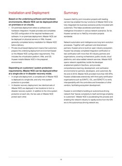 Huawei iMaster NCE Overview | PDF | Computer Network | Cloud Computing