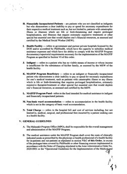 MAIFIP Program Implementation Guidelines | PDF | Hospital | Patient