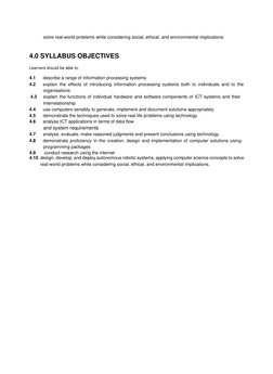 ZIMSEC O Level Computer Science Syllabus | PDF | Databases | Computer ...