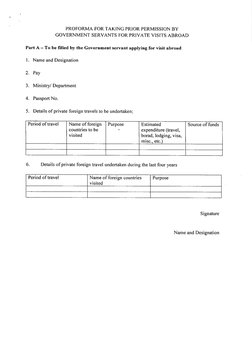 Guidelines for Ex India Leave Applications | PDF | Travel Visa ...