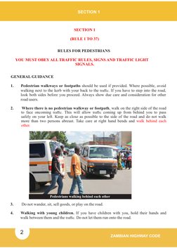 Zambian Highway Code: Road Safety Guide | PDF | Traffic | Traffic Light