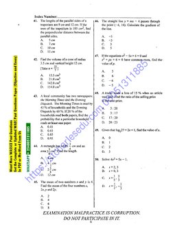 WAEC Mathematics Past Questions Guide | PDF | Circle | Angle