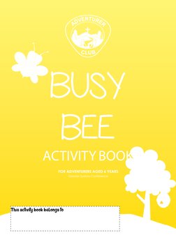 Busy Bee Adventurer Activity Book | PDF | Jesus