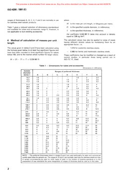 ISO 4200:1991 Steel Tube Dimensions | PDF | International Organization ...