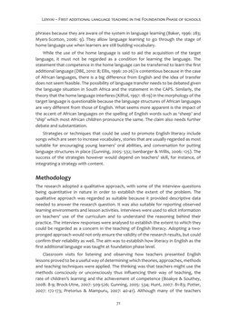 Foundation Phase | PDF | Literacy | Phonics