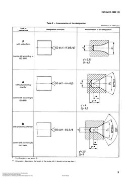 ISO 6411-1982 Simplified Representation of Centre Holes | PDF ...
