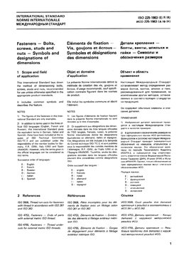 ISO 225: Fasteners Dimension Standards | PDF | International ...