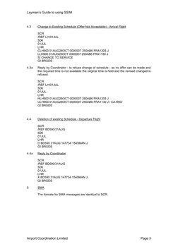 SSIM Format Guide | PDF | Airport | Transport