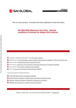As 4902-2000 (Reference Use Only) General Conditions of Contract For ...