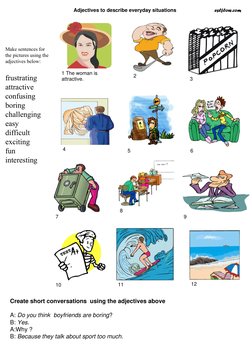 Adjectives To Describe Everyday Situations | PDF | Linguistics | Morphology