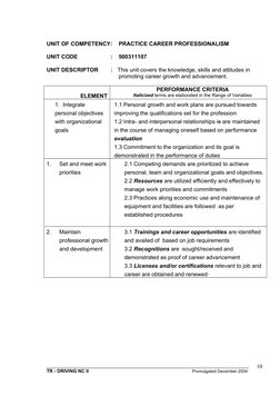 Driving NC II Training Regulations | PDF | Occupational Safety And ...