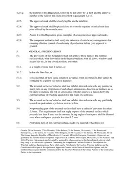 ECE R26 Regulation on Vehicle Projections | PDF | Door | Circle