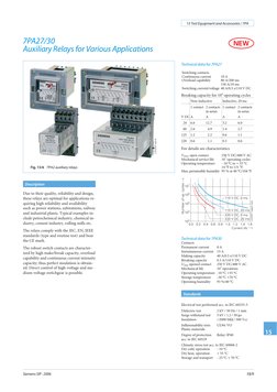 Siemens 7PA Relay Specifications Guide | PDF | Hertz | Relay