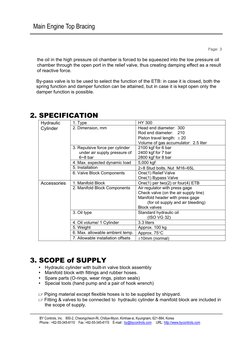 Hydraulic Top Bracing for Marine Engines | PDF