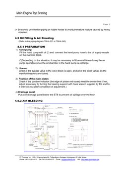 Hydraulic Top Bracing for Marine Engines | PDF