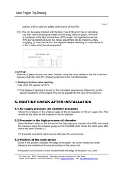 Hydraulic Top Bracing for Marine Engines | PDF