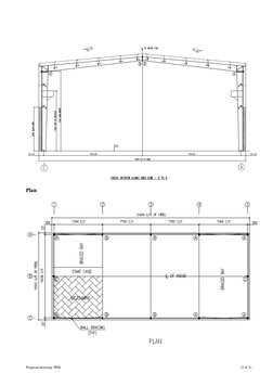 PEB Structure Proposal Drawings | PDF