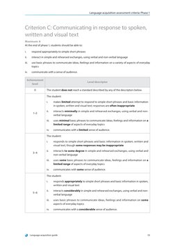MYP Language Acquisition Assessment Guide | PDF | Educational ...