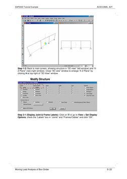 Moving Load Analysis in SAP2000 | PDF | Euclidean Vector | Teaching ...