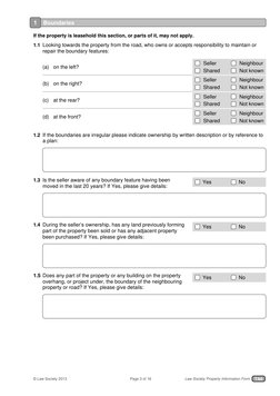 Law Society TA6 Property Info Form | PDF | Property | Flood