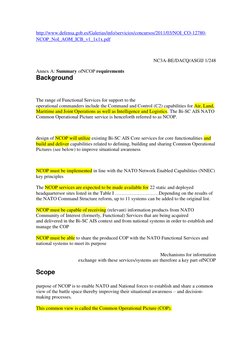Enhancing NATO's Common Operational Picture | PDF | Situation Awareness ...