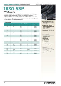Chesterton Packing and Gasket Catalogue | PDF | Fluorine | Lubricant