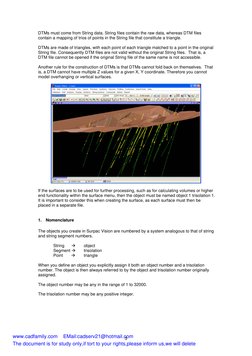 Surpac DTM - Surfaces Tutorial | PDF | Contour Line | Cartesian ...