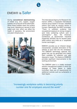 Emew Electrowinning Brochure PDF | PDF | Cathode | Anode
