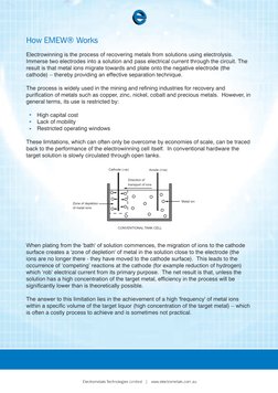 Emew Electrowinning Brochure PDF | PDF | Cathode | Anode