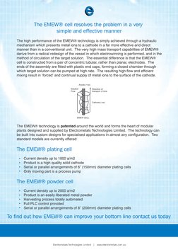 Emew Electrowinning Brochure PDF | PDF | Cathode | Anode