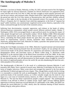The Autobiography of Malcolm X | PDF | Malcolm X | Racism