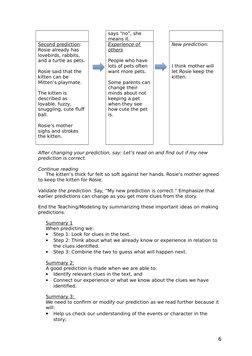 Making Predictions in Reading Lessons | PDF | Lesson Plan | Prediction