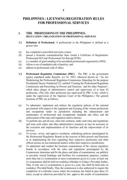 Licensing Rules for Engineers in the Philippines | PDF | Licensure ...