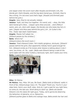 Bella's Opening Monologue in Twilight | PDF