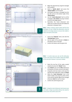 3D Lego Brick Modeling in SolidWorks | PDF | Extrusion | Brick