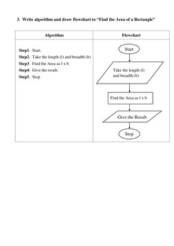Algorithm and Flowchart Examples | PDF | Computers