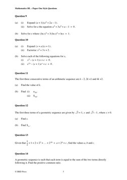 IB Math HL Practice Questions | PDF | Sine | Trigonometric Functions