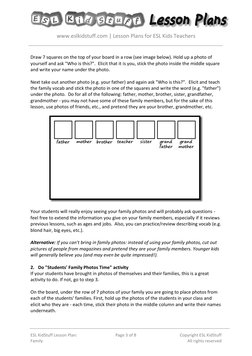 Family Lesson Plan PDF | PDF | Puppets | Lesson Plan