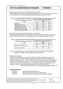 General Tolerances for Sheet Metal Parts | PDF | Engineering Tolerance ...
