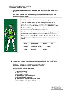 Robin Hood Classroom Activities Pack | PDF | Robin Hood | Word Search