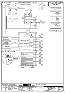 Rotork IQ3 Wiring Diagram Details | PDF | Power Supply | Relay