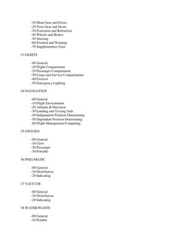 ATA Chapters Overview for Aviation | PDF | Aerospace Engineering | Aviation