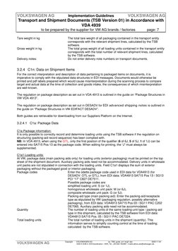 Transport and Shipment Documents Vda 4939 | PDF | Electronic Data ...