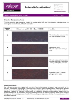 Rust Grades and Corrosion Levels Guide | PDF | Rust | Corrosion