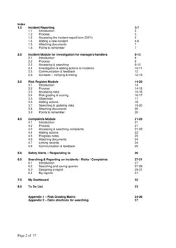 Datix Incident Reporting User Guide | PDF | Risk Management | Information Security