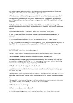 Maus Chapter Questions and Answers | PDF | Unrest